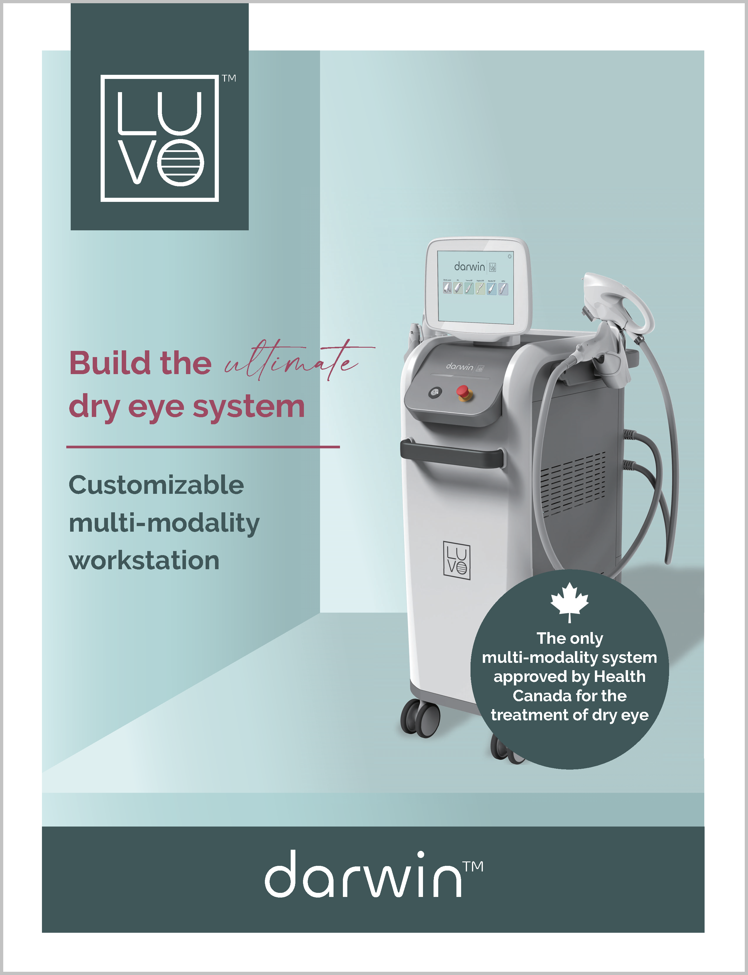LUVO DARWIN IPL and RF Combo System